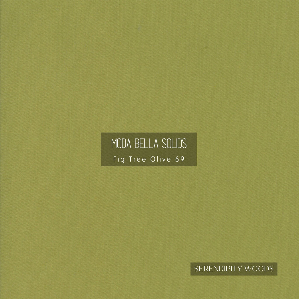 Bella Solid Fig Tree Olive 9900 69 by Moda Fabrics – Serendipity Woods