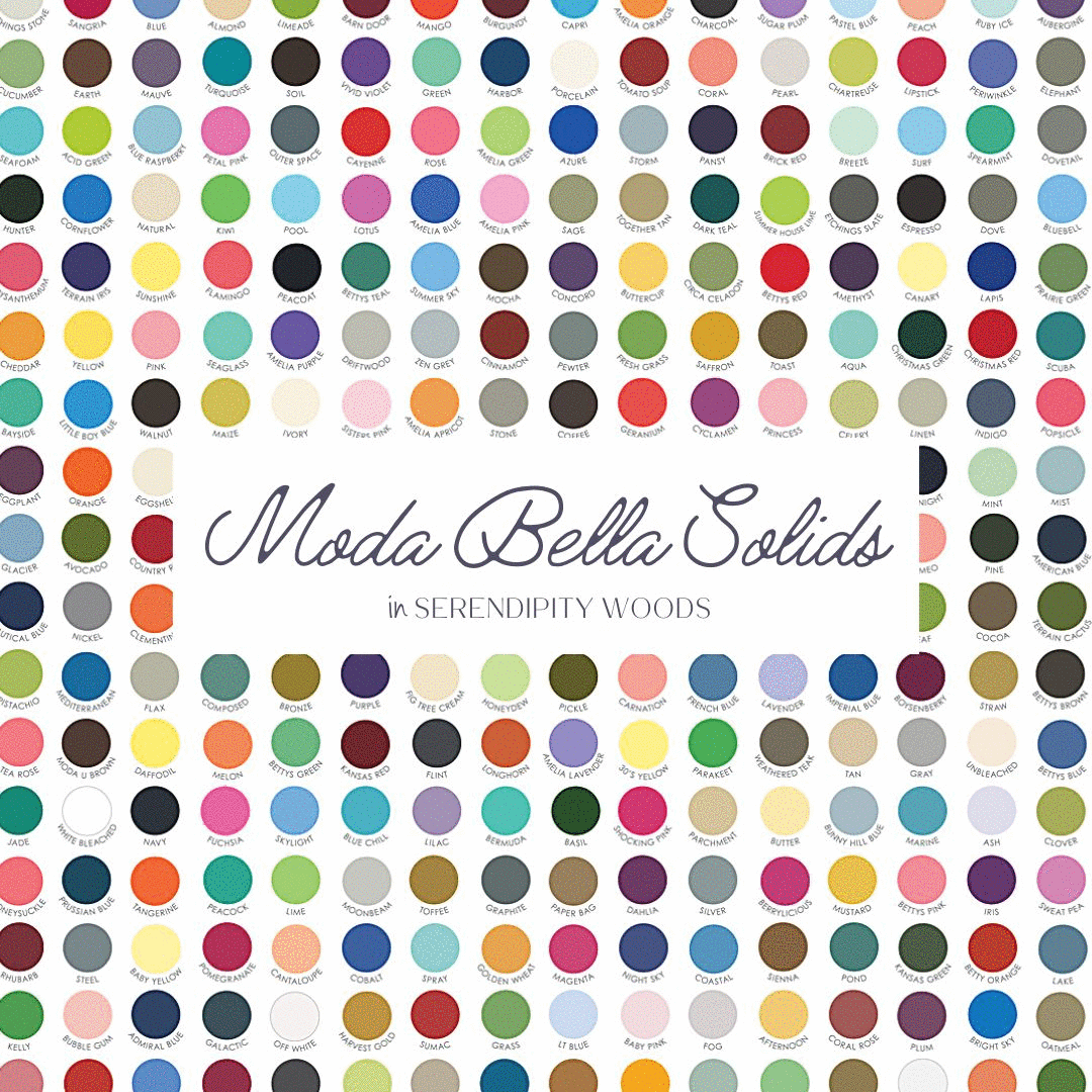 SHOP Moda Bella Solids – Serendipity Woods