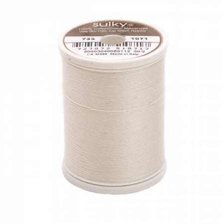 Hand Binding Thread Sulky Cotton Thread 30wt 500yds Off White # 733-10 ...