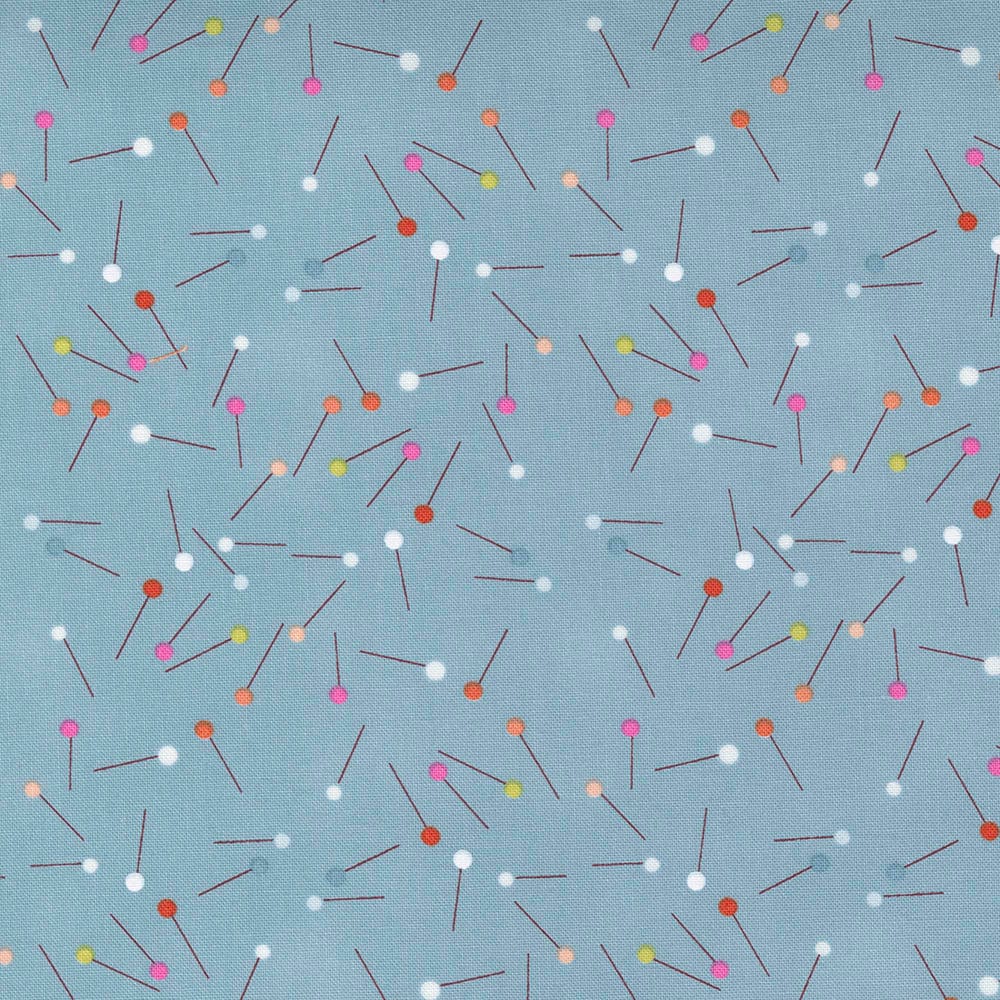 Make Time Pins Bluebell Blue Fabric 24572 14 – Serendipity Woods