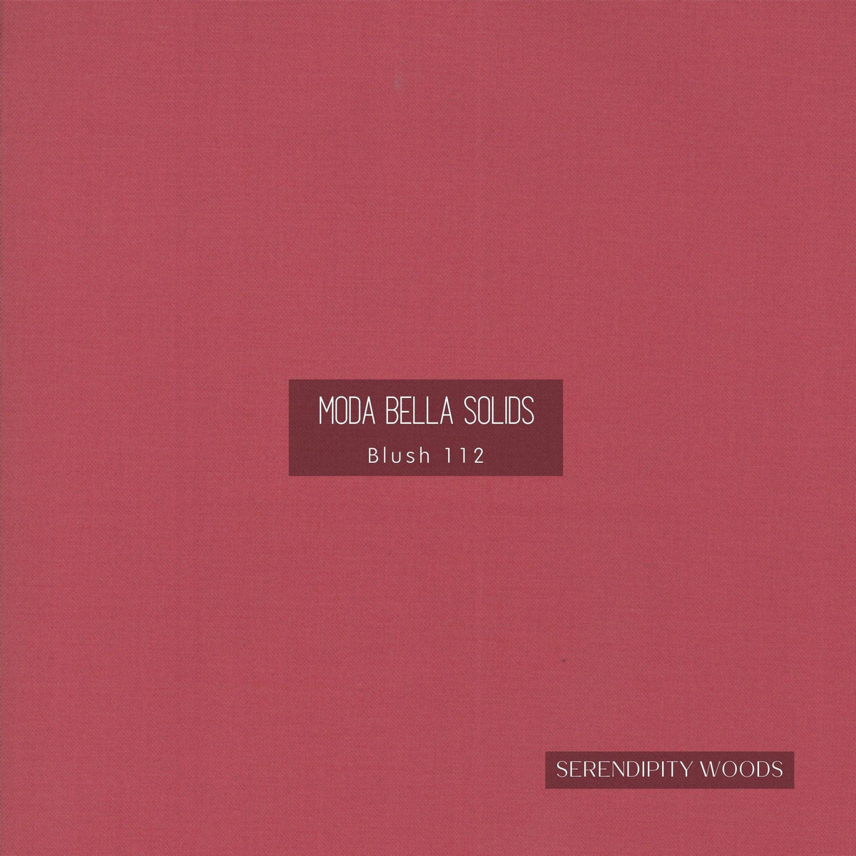 Bella Solid Blush 9900 112 by Moda Fabrics – Serendipity Woods
