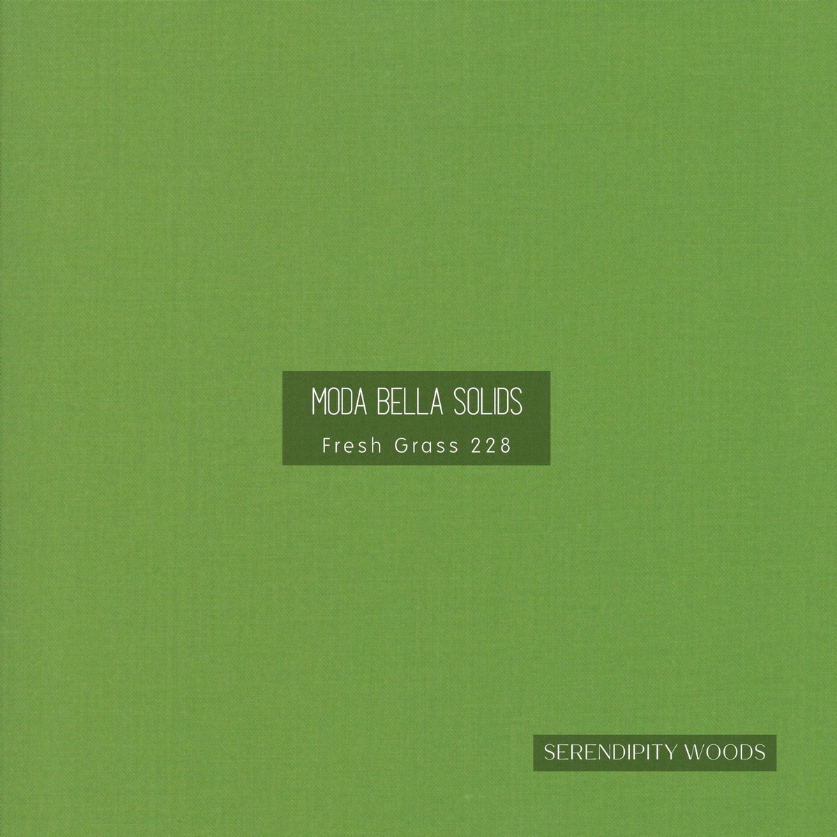 Bella Solid Fresh Grass 9900 228 by Moda Fabrics – Serendipity Woods