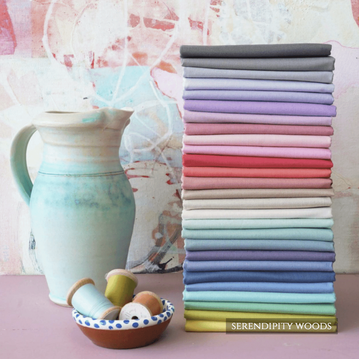 Tilda Solid Basics Pink 120026 by Tone Finnanger – Serendipity Woods