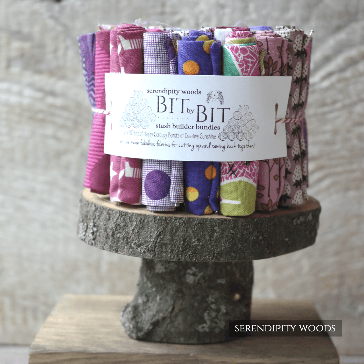 Bit by Bit Stash Builder Bundle, PURPLE - Scrappy Scrap Fat Sixteenth ...