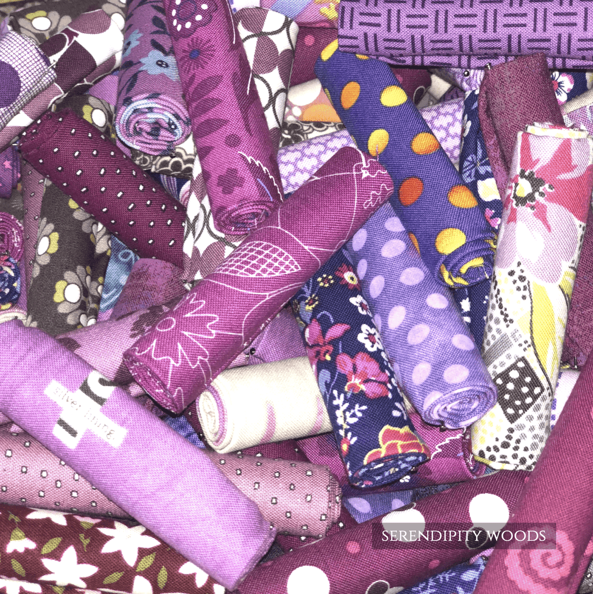 Bit by Bit Stash Builder Bundle, PURPLE - Scrappy Scrap Fat Sixteenth ...