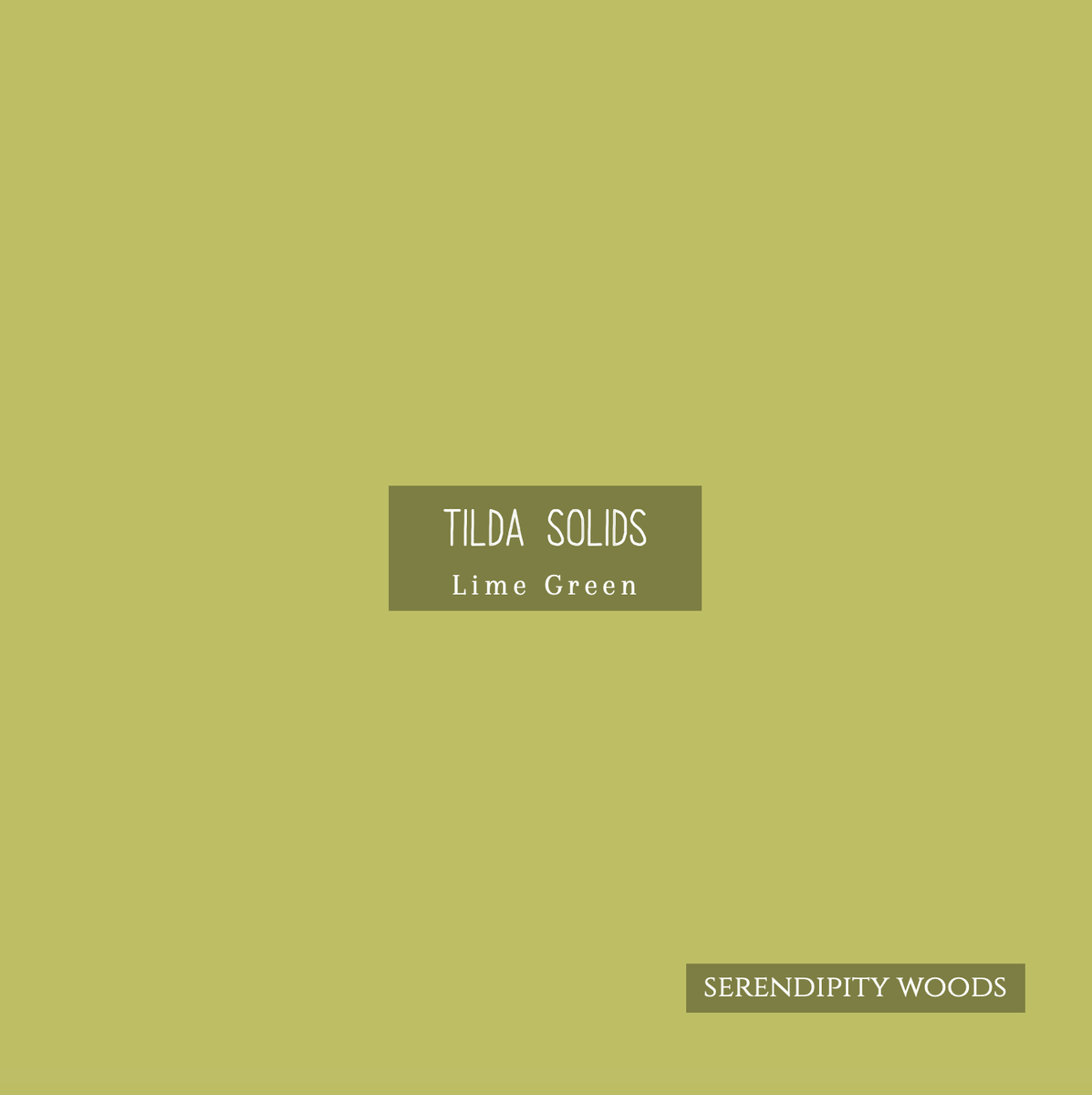 Tilda Solid Basic Lime Green Fabric 120028 – Serendipity Woods